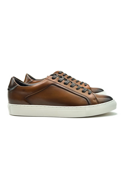David Edwards 'Demonte' Men's Cupsole Leather Sneakers NEFNYC – New ...