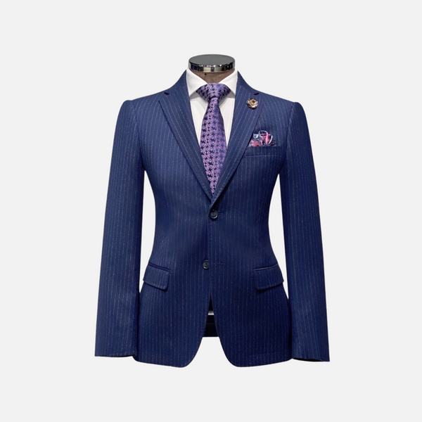 DKNY - Daspin Pinstriped Suit – New Edition Fashion